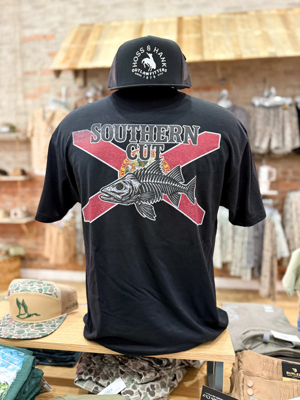 Southern Cut Florida Native Perfect Fit Tee - Black - Tennessee Jane