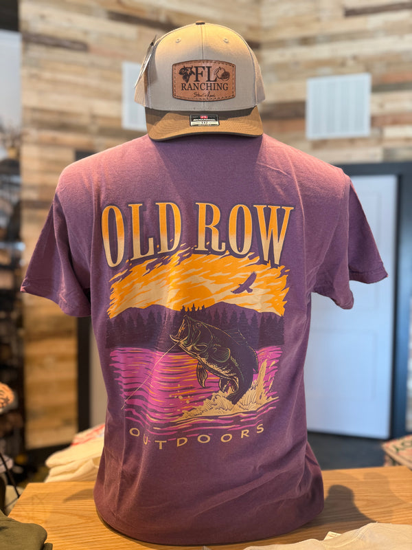 Old Row Outdoors Bass Jump Pocket Tee - Tennessee Jane