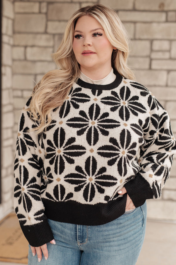 Mid Mod Floral Sweater - Tennessee Jane